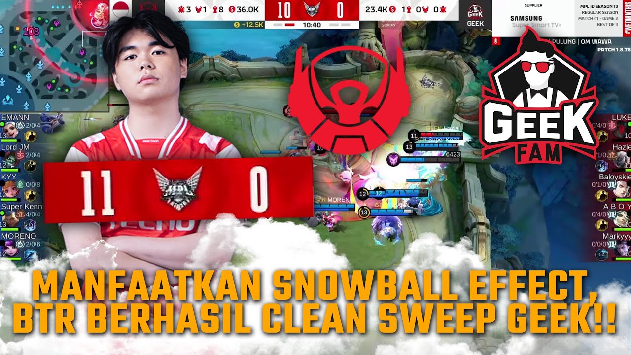 BIGETRON BUAT GEEK FAM GAK BERKUTIK SAMPAI 11-0 ! BIGETRON VS GEEK FAM MATCH 2 ! MPL ID S13 ...