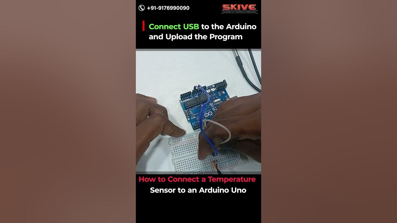 How To Connect A Temperature Sensor To An Arduino Uno Embeddedengineeringprojectsrobotics