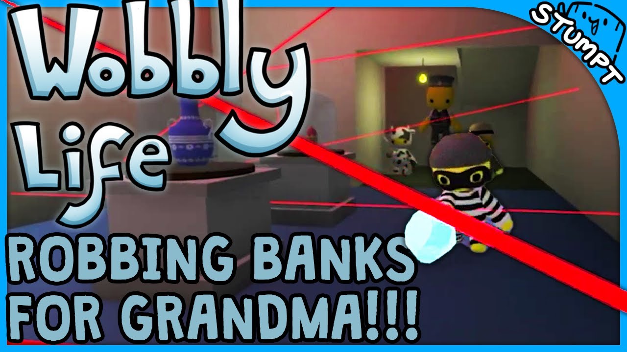 ROBBING A BANK FOR GRANDMA!! - Wobbly Life (Switch Co-op Gameplay) [AD ...