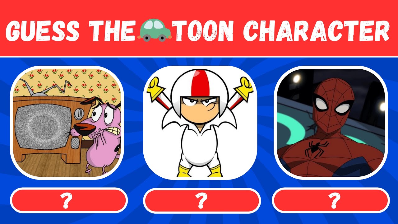 🔥Guess the Cartoon Character Name! Can You Get Them All? 🎭 # ...