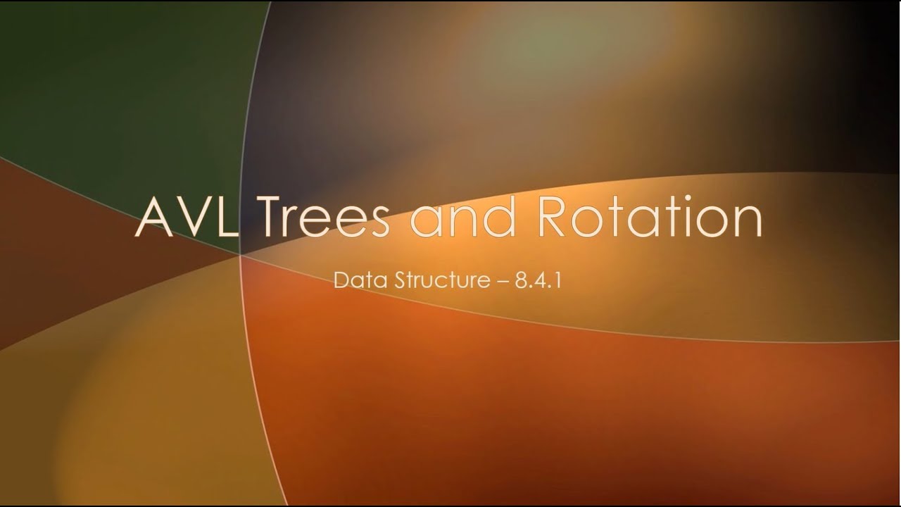 RR rotation in AVL Tree - YouTube