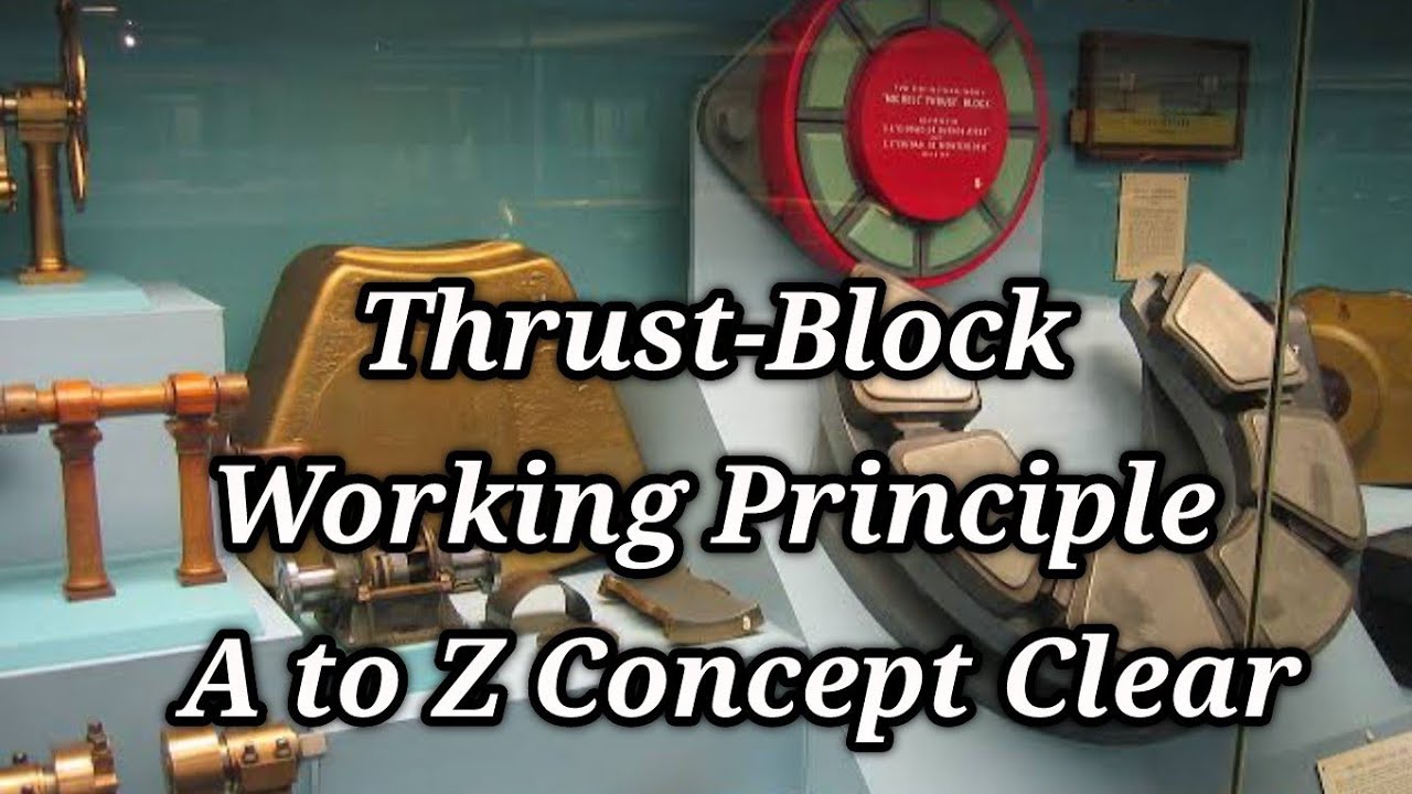 Thrust Block Arrangement -Animated working of Thrust Block - YouTube