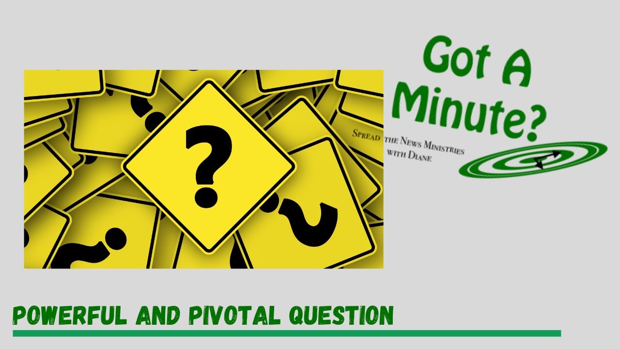 Powerful and Pivotal Question - YouTube