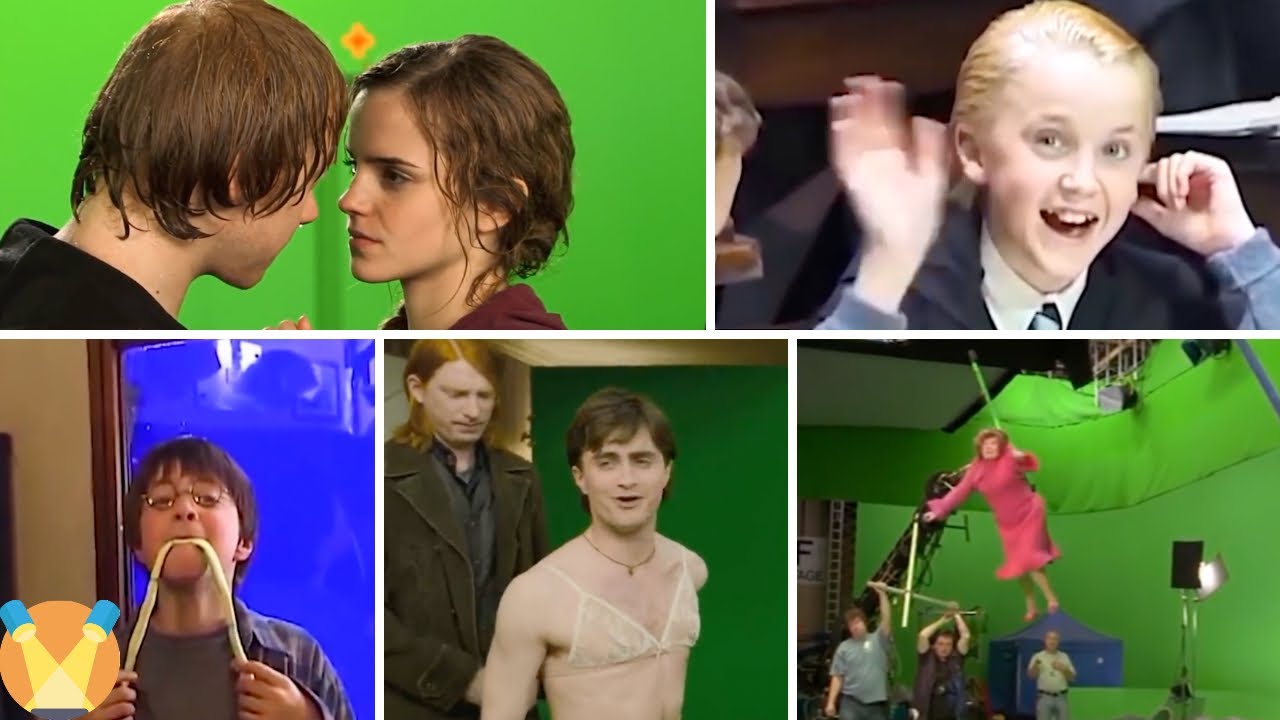 Funny Moments Behind Harry Potter Movies - YouTube