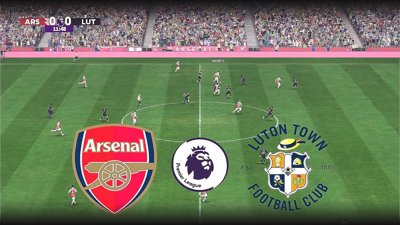 ARSENAL vs LUTON TOWN / PREMIER LEAGUE 2024 - YouTube