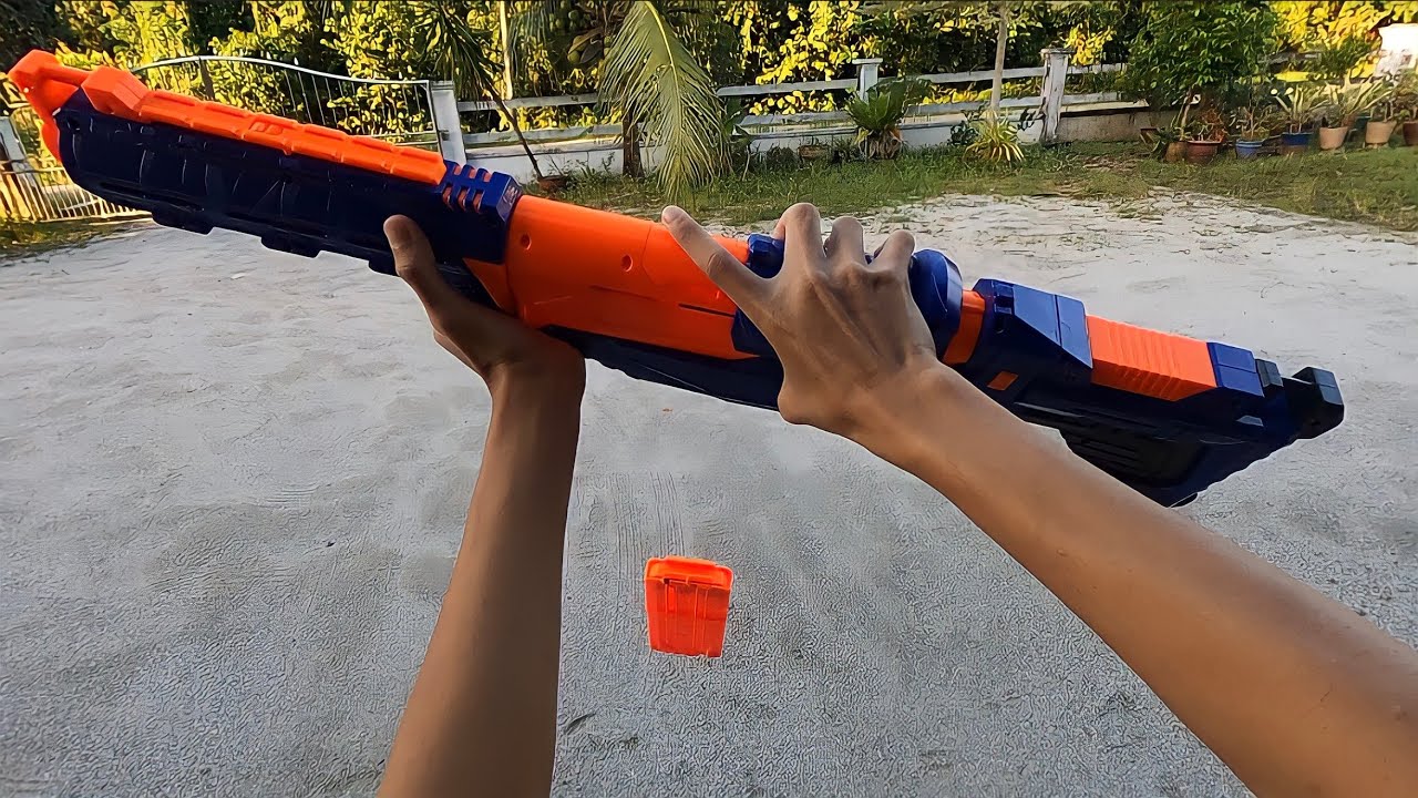 How to reload NERF M4 Perfectly - YouTube