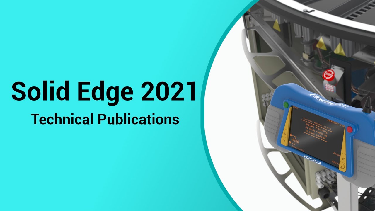 Solid Edge 2021 - Technical Publications - YouTube