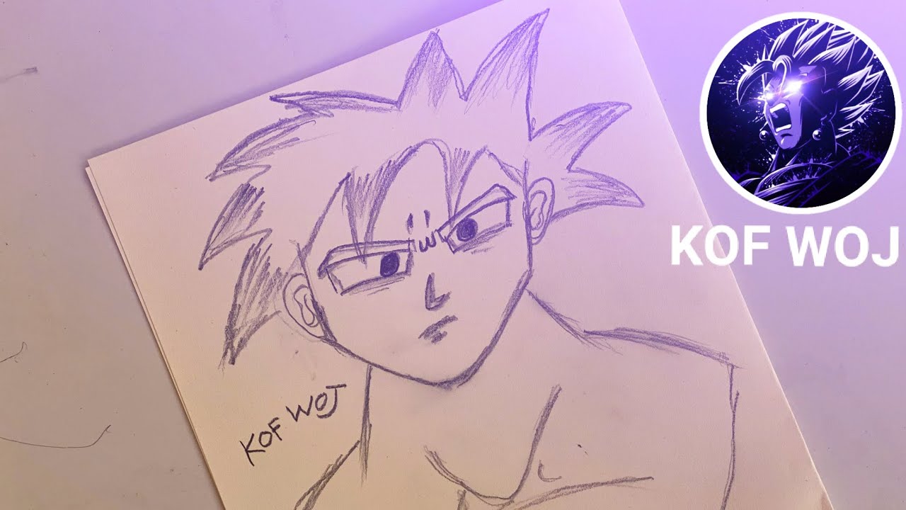 Drawing Goku for the first time 😂 | KOF WOJ - YouTube