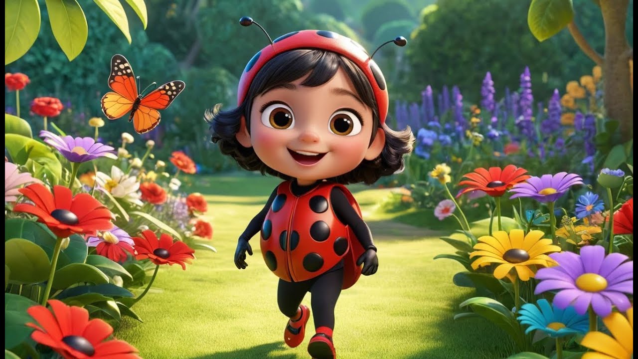 Itsy Bitsy Ladybug Rhyme Song | Popular Nursery Rhyme | Educational ...