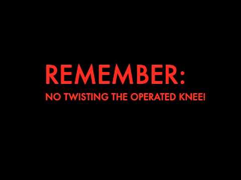 Lower Extremity Dressing after a Total Knee Replacement (TKA) - YouTube