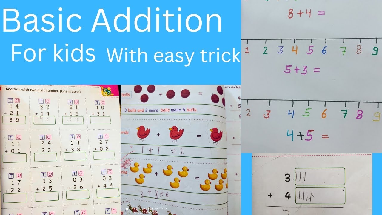 Addition of two digit numbers | using fingers and mind calculations ...