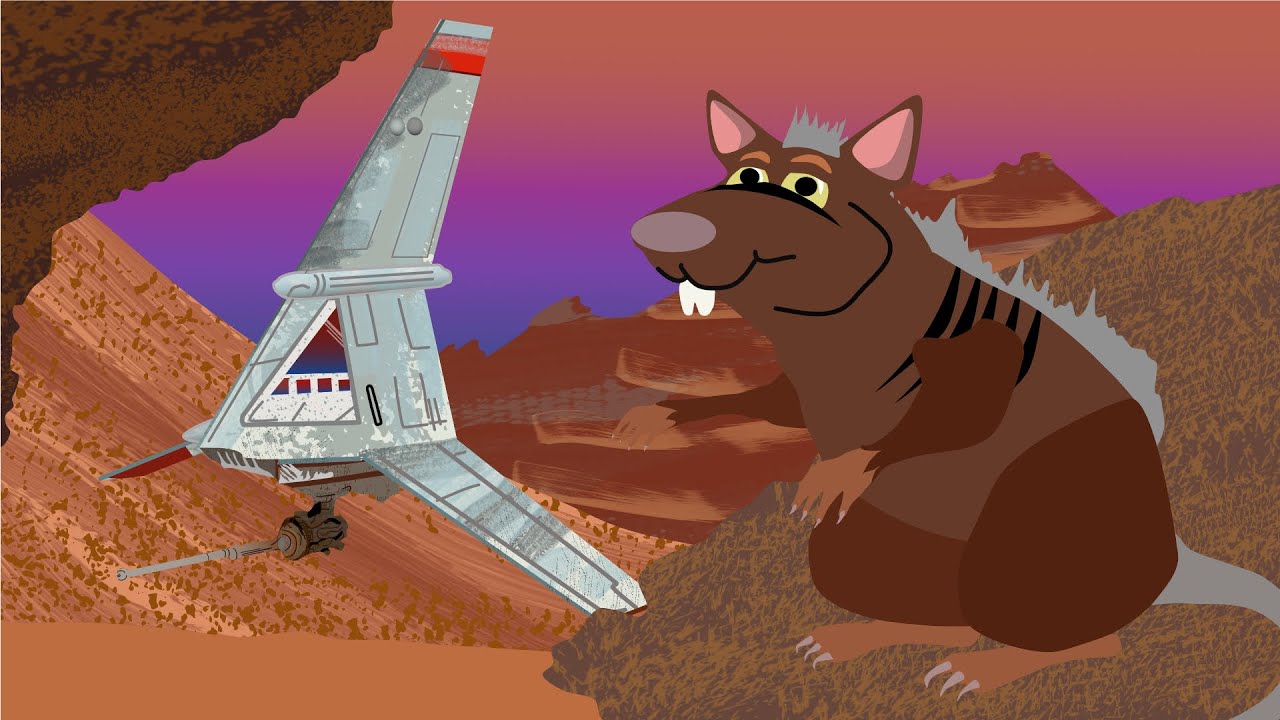 I used to bullseye womp rats in my T-16 back home - YouTube