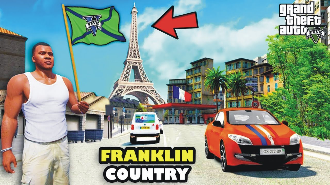 Franklin Made His Own New Country In GTA 5 | SHINCHAN and CHOP | hamid ...