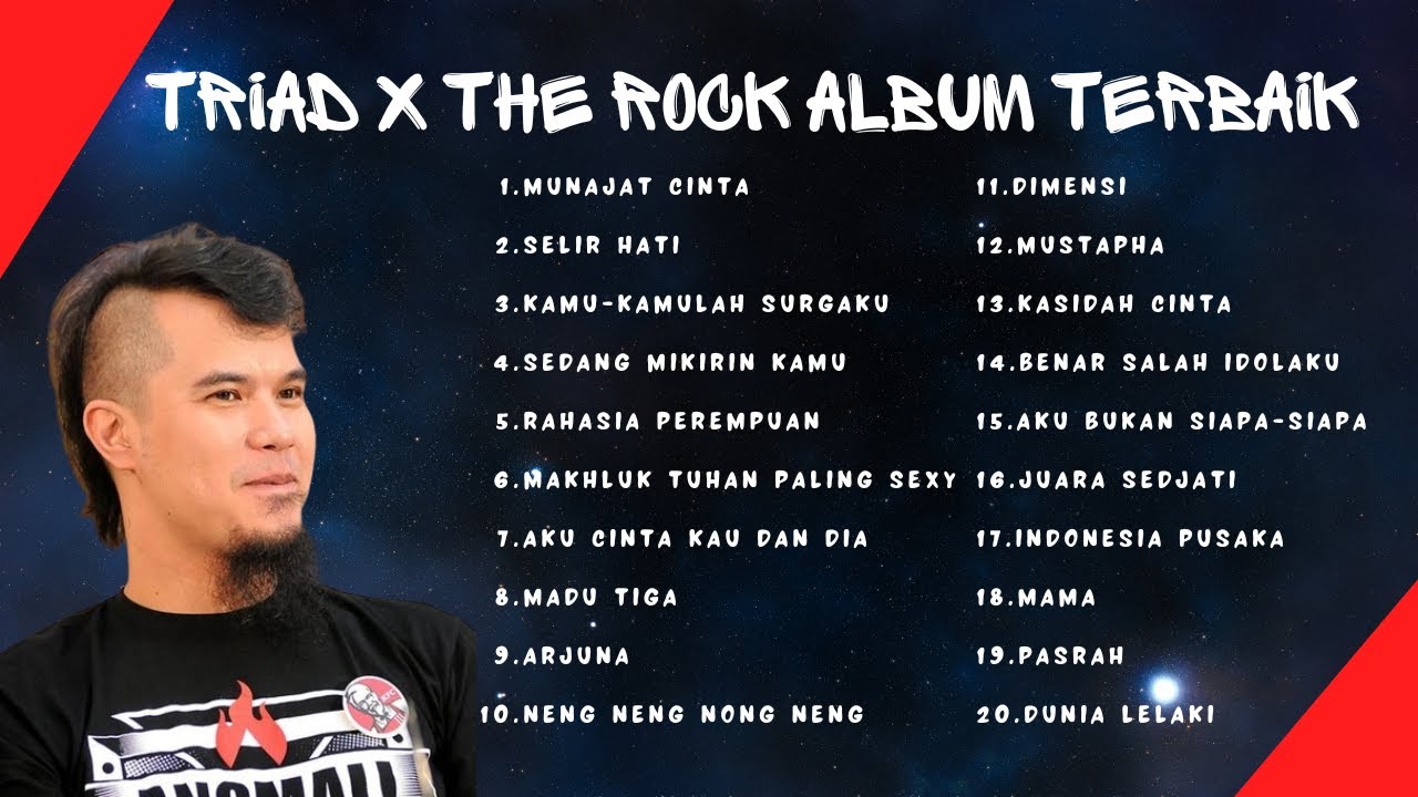 TRIAD X THE ROCK INDONESIA AHMAD DHANI | TANPA IKLAN !! | ALBUM TERBAIK ...