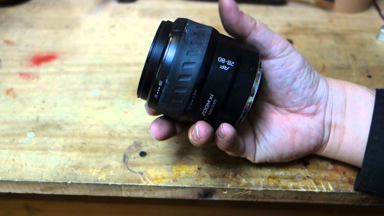 Minolta ZOOM xi Camera Lens - YouTube