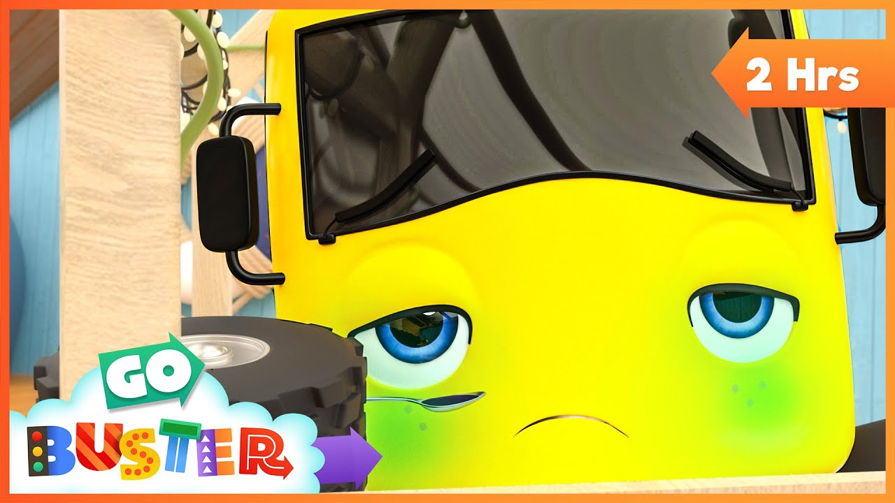 🚌 Buster Is Sick And Misses The Party | GO BUSTER! | Super Kids ...