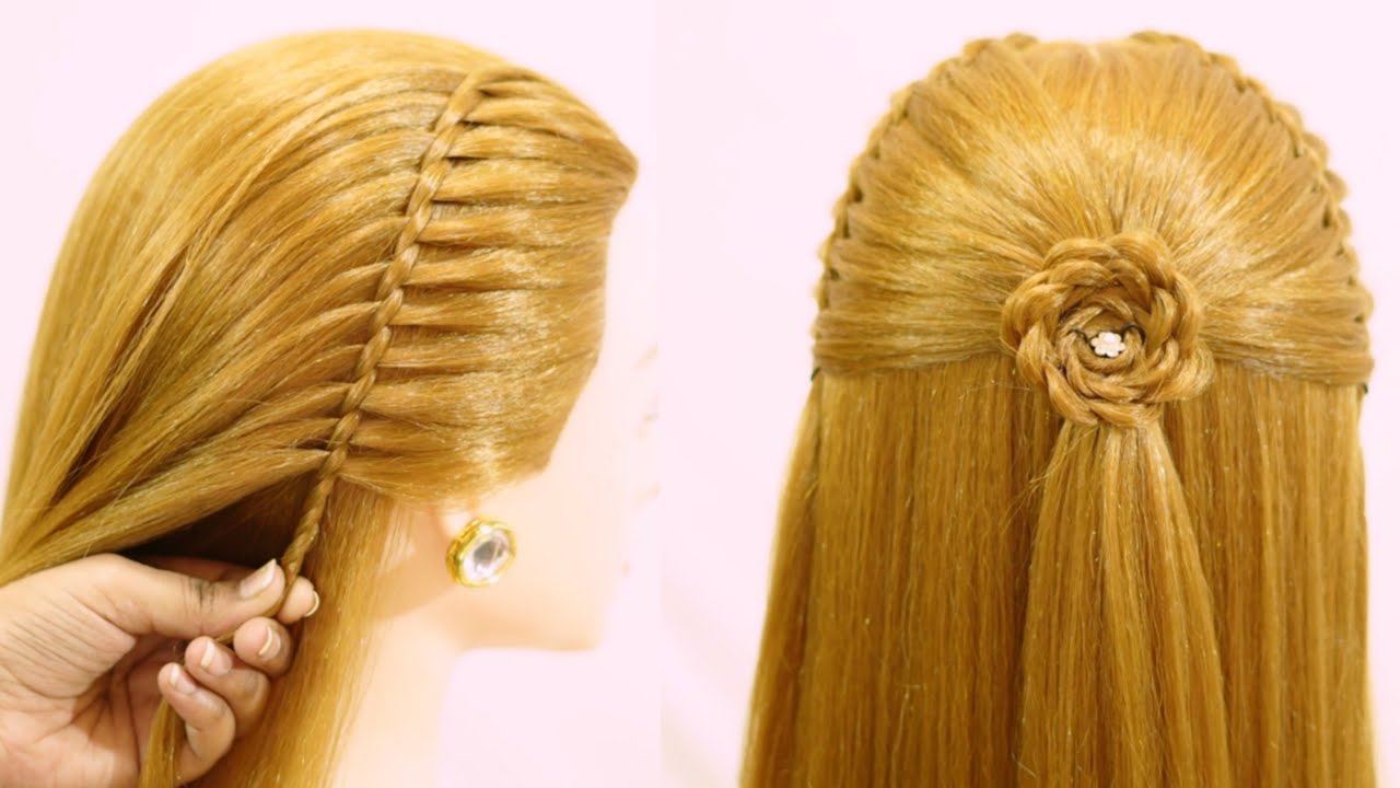 easy & simple open hairstyle for girls || Dail use open hairstyle # ...