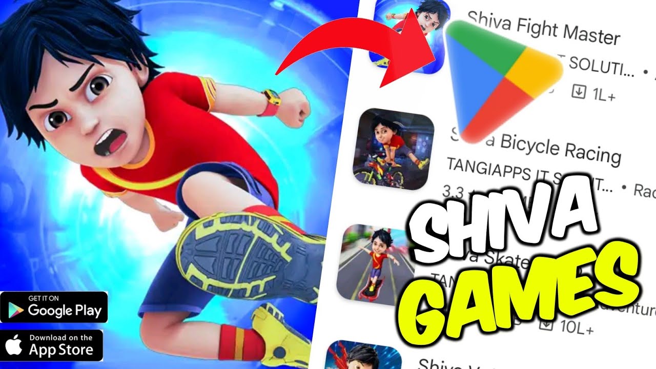 I TRYIED THE ALL FUNNIEST SHIVA GAMES from PLAYstore - YouTube