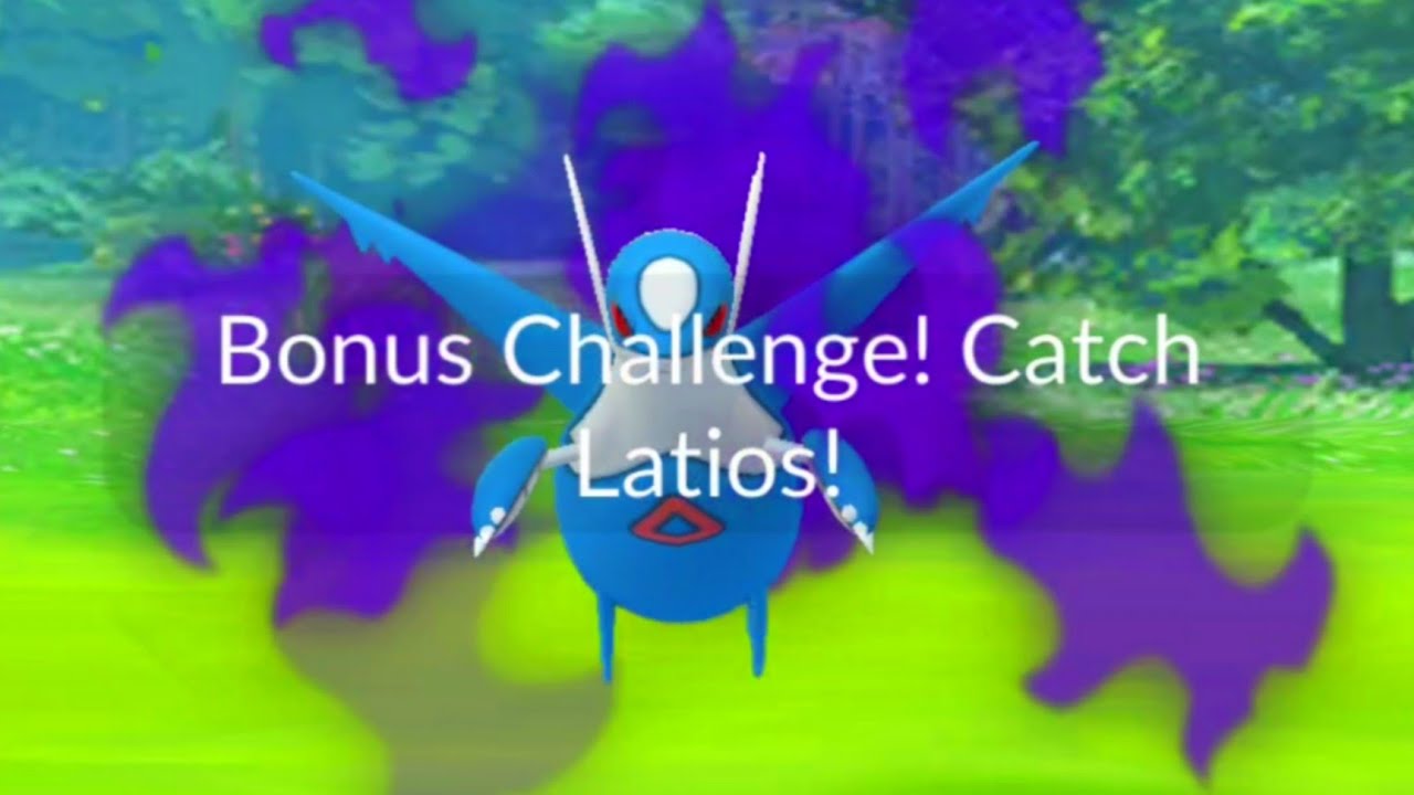 First ever Shadow latios in pokemon go. - YouTube