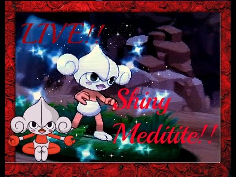 [LIVE on Stream!!] Shiny Meditite in Horde Encounter in Pokémon Alpha ...