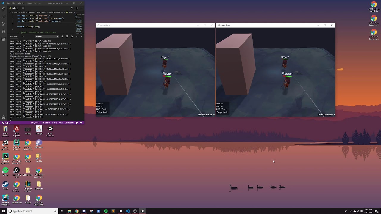 Unity Multiplayer Project Update 1 Youtube