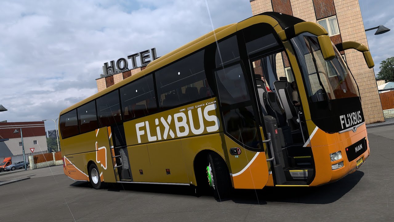 Man Lion's Coach R07 Bus passenger mod 1.49 | Euro Truck Simulator 2 ...