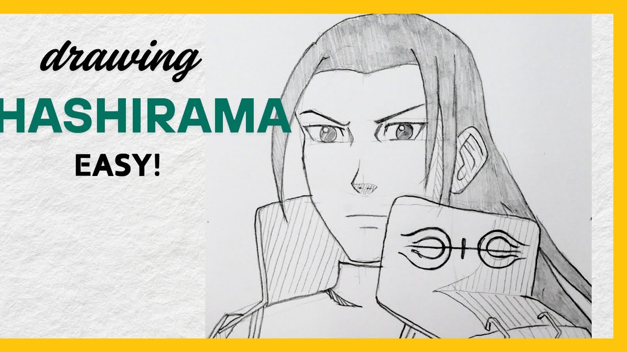 How to Draw Hashirama Easy Step by Step | Naruto Characters Drawing ...