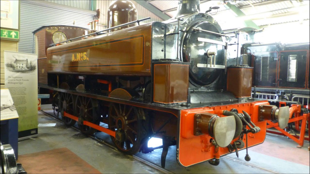 Stephenson Railway Museum - YouTube