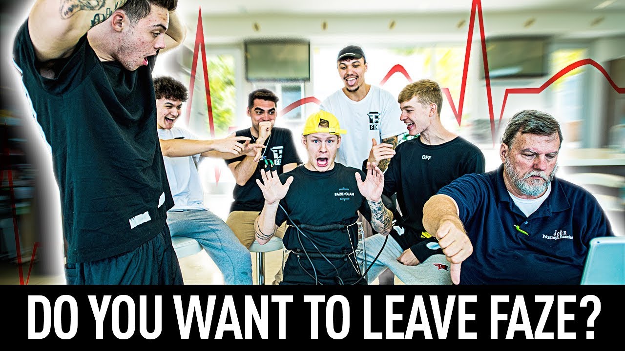 FaZe Clan - Lie Detector Test Challenge - YouTube