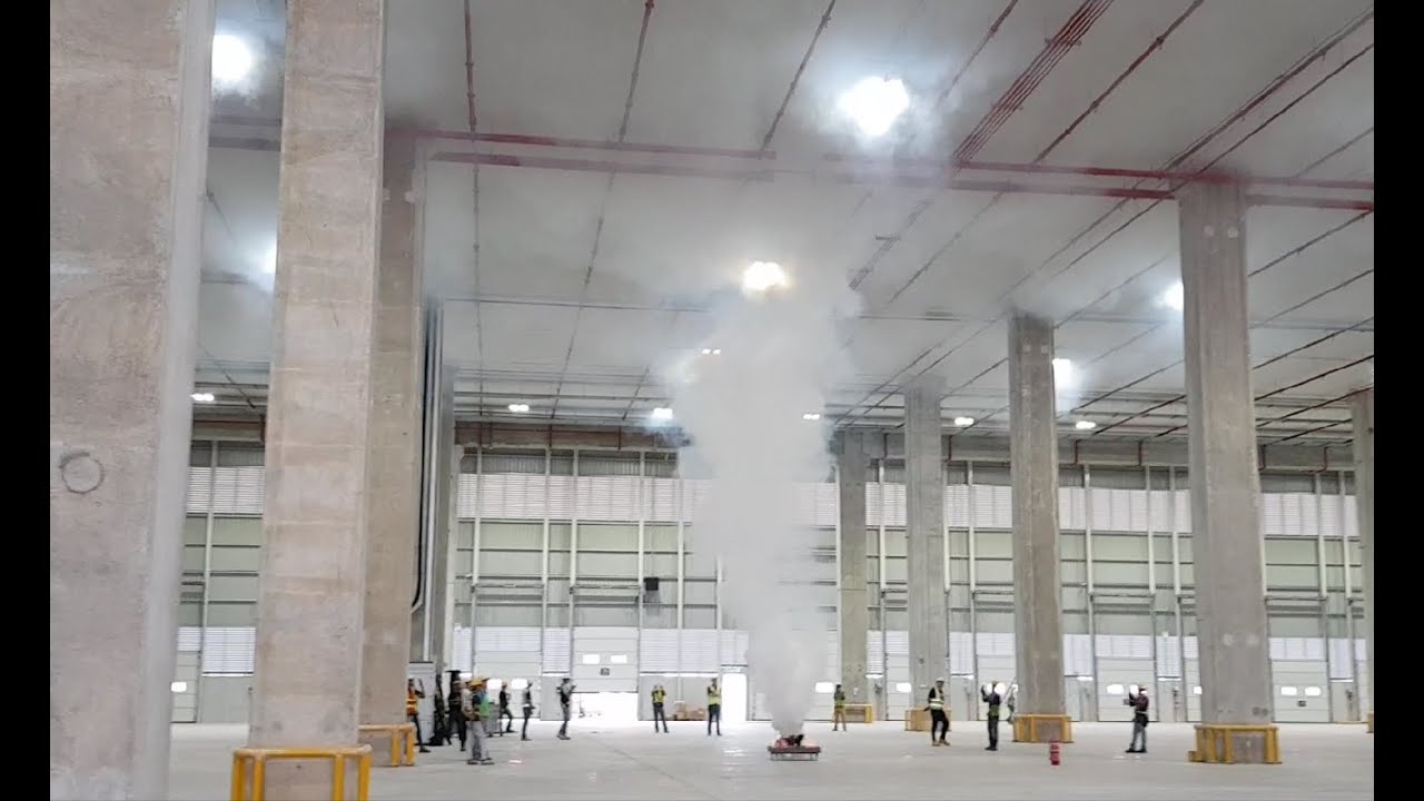 PTP Warehouse - Natural Smoke Ventilation System - YouTube