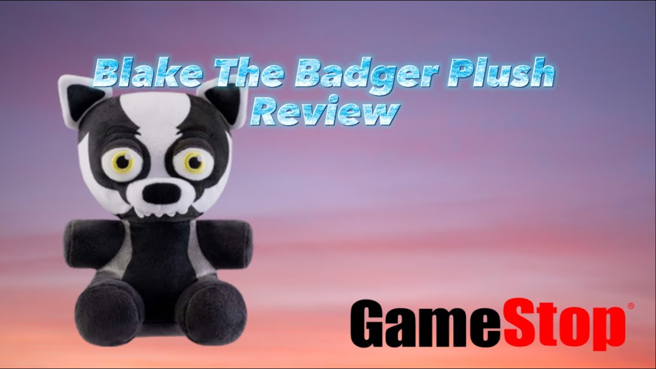 Blake The Badger Plush Review - YouTube