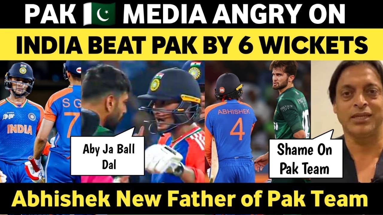 Pak Media Crying On Ind Beat Pak Asia cup 2025 | Ind Vs Pak Aisa cup ...