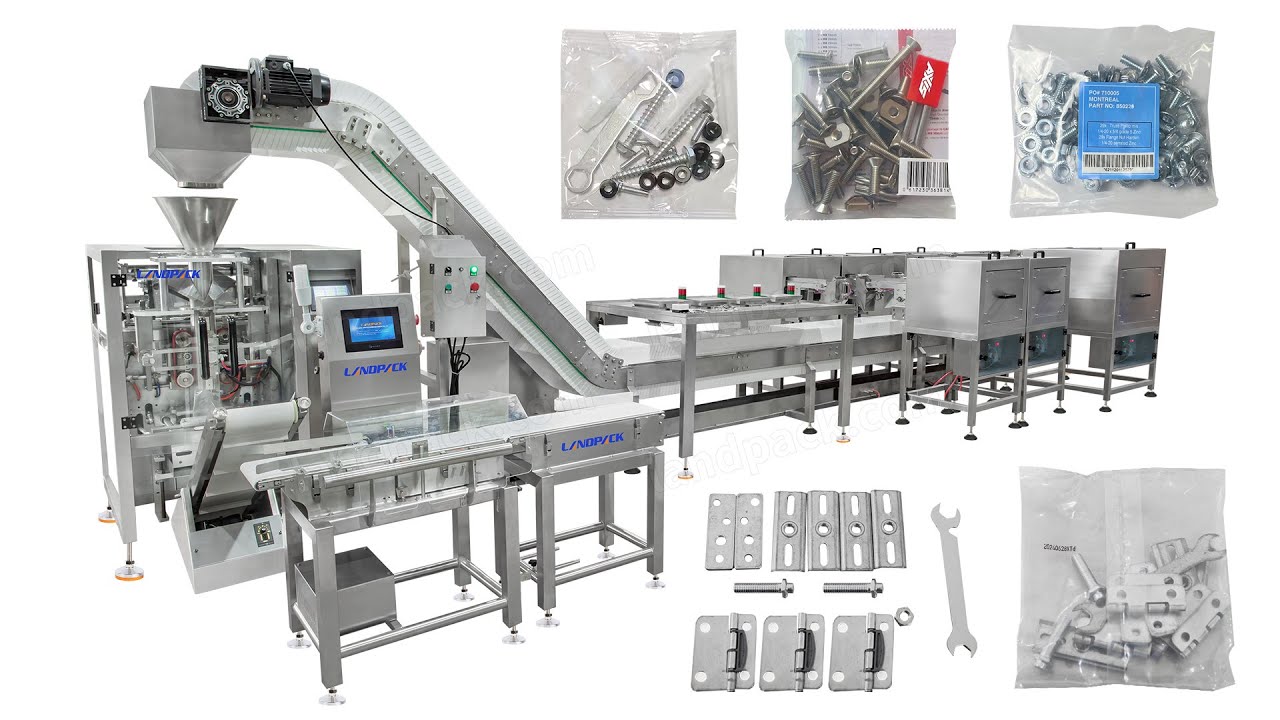 Automatic Fasteners Hardware Counting Packing Machine with 7 Counting ...