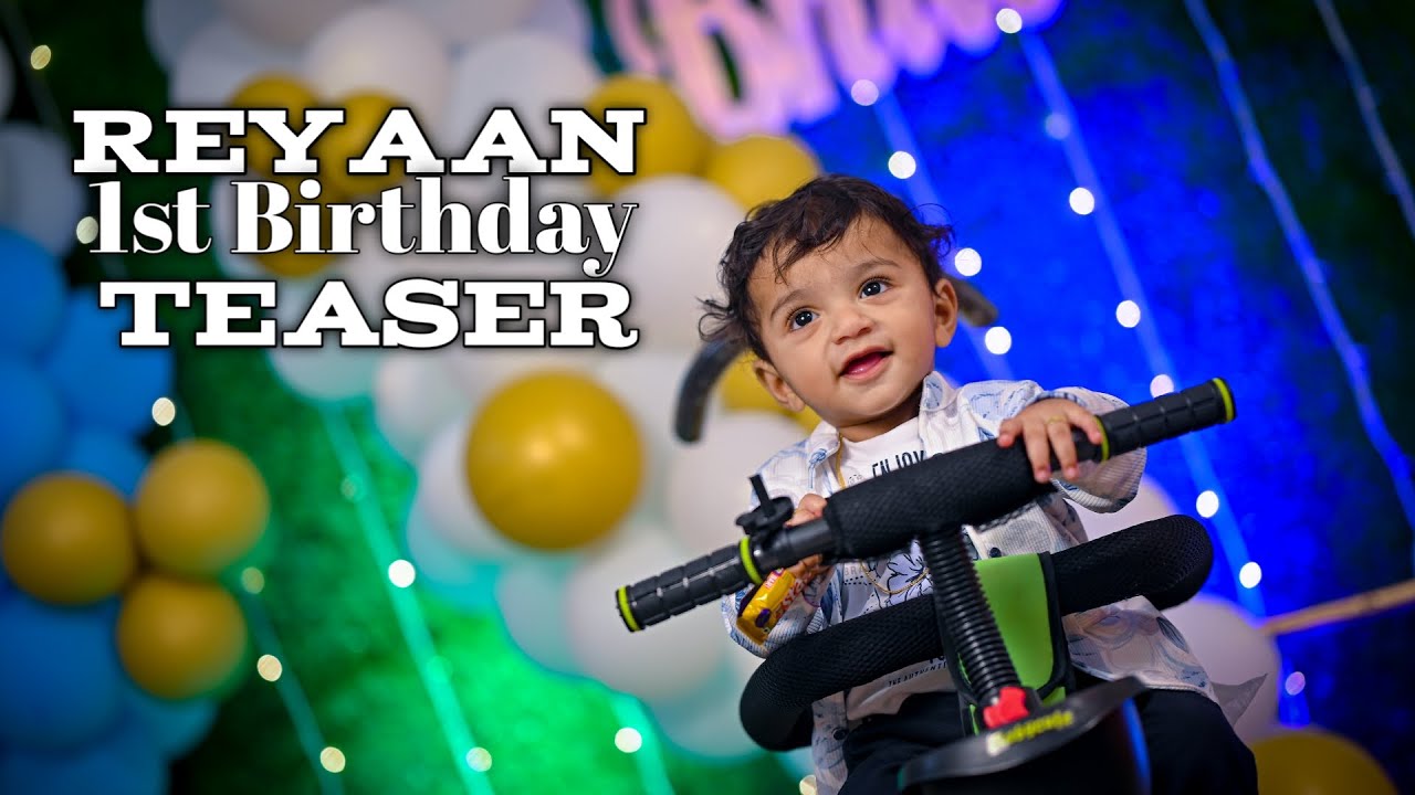 Reyaan || 1st Birthday || Teaser [4K] Rk Gundala Creations - YouTube
