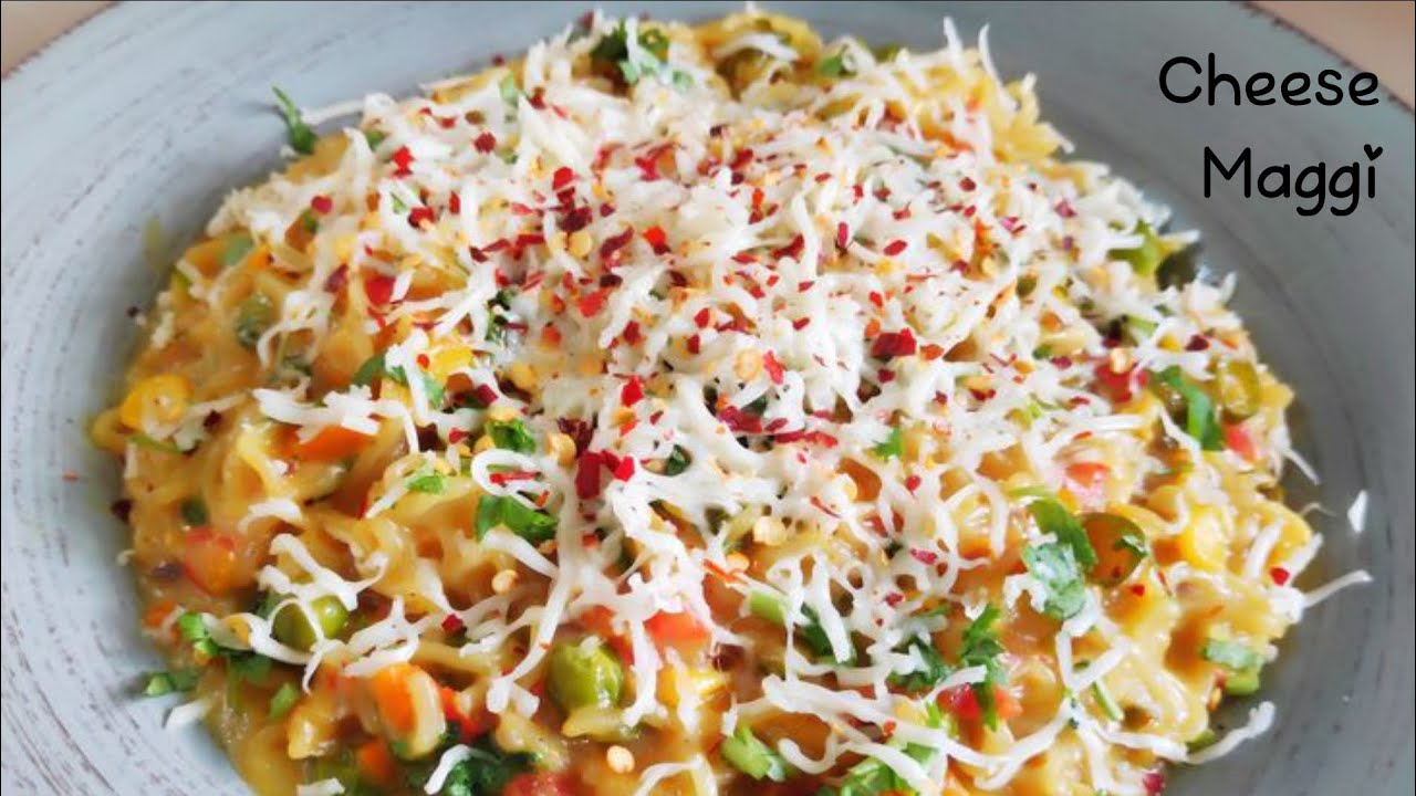 Easy Cheese Maggi Recipe In 5 min | चीज मॅगी रेसिपी | Cheese Maggi Recipe | Rutu's kitchen - YouTube