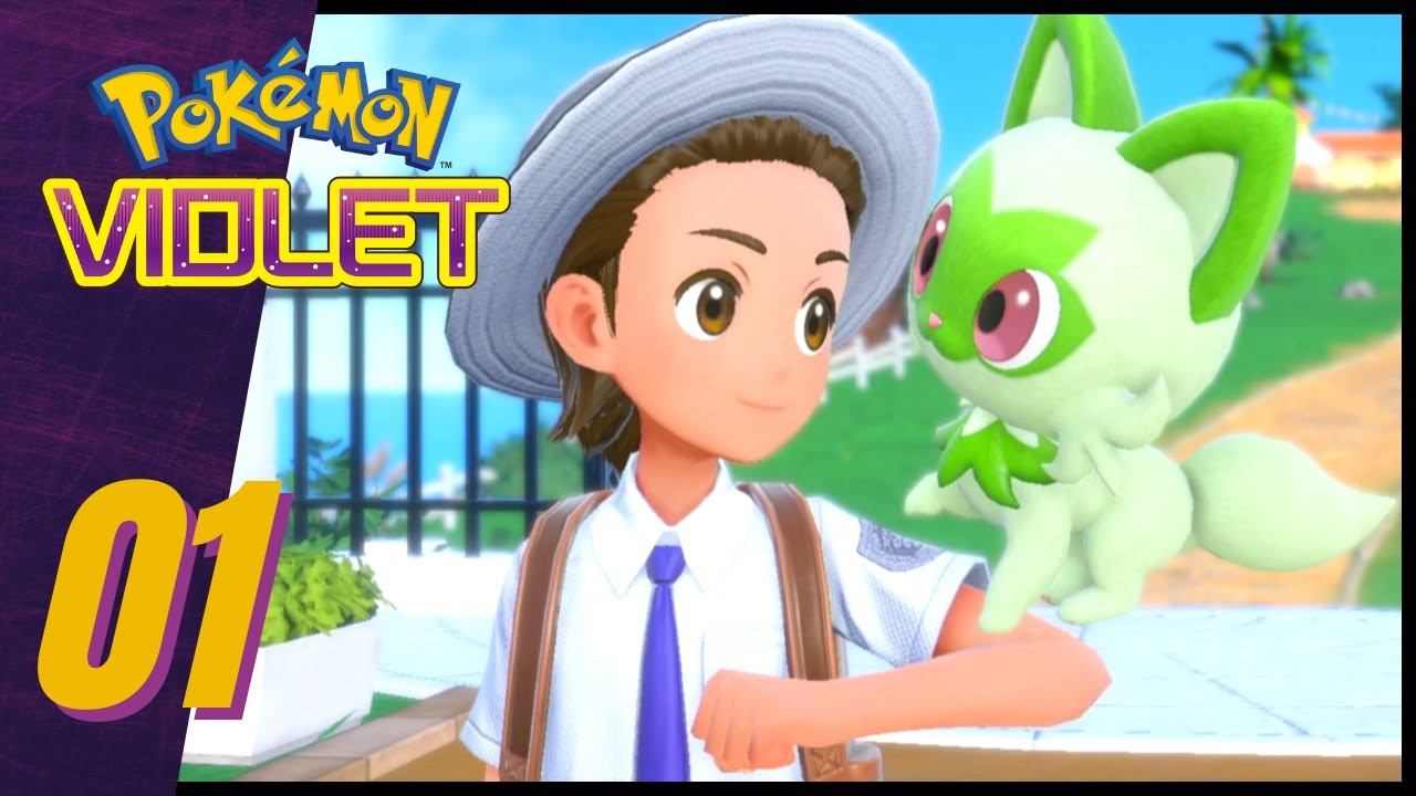 POKEMON VIOLET - EPISODE 01 - ON COMMENCE NOTRE AVENTURE A PALDEA ...