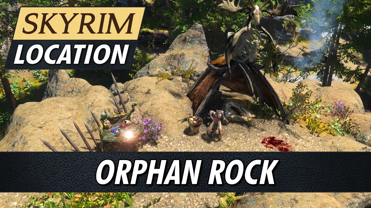 Guide To Orphan Rock in Skyrim - YouTube