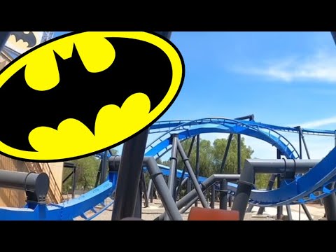 POV of BATMAN The Ride at Six Flags Magic Mountain - YouTube
