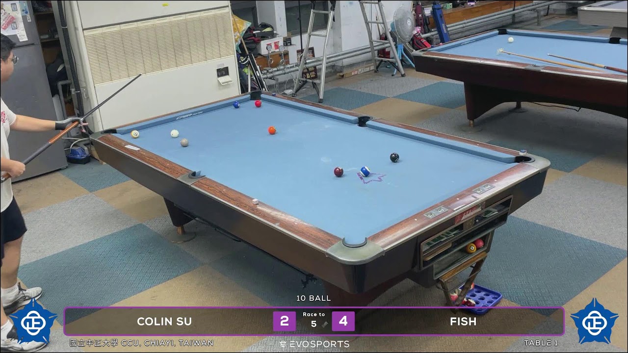 COLIN SU vs FISH - 國立中正大學 CCU - TABLE 1 | EvoSports - YouTube