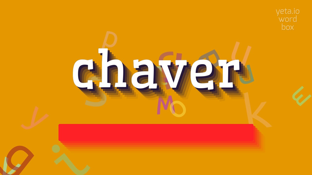 How to say "chaver"! (High Quality Voices) - YouTube