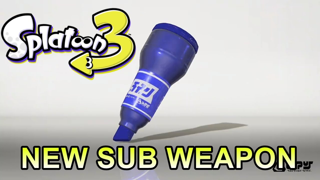 New Splatoon 3 Angle Shooter Sub Weapon Revealed - YouTube
