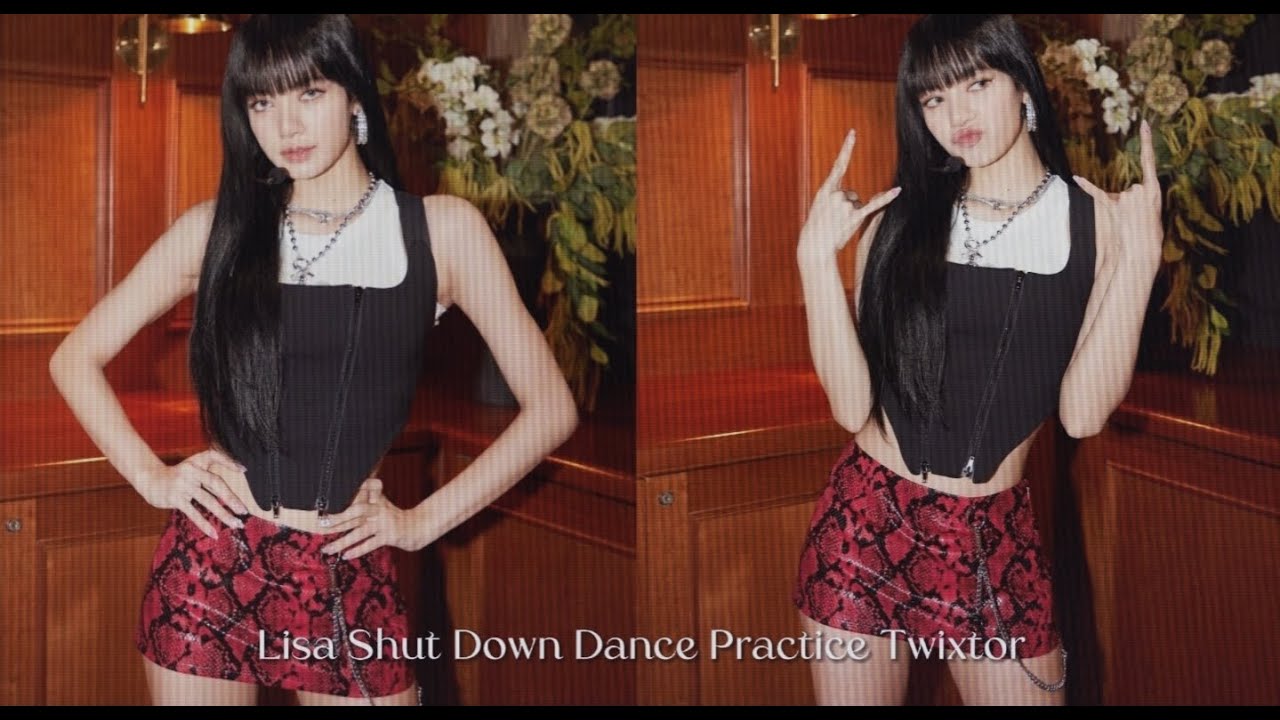 Blackpink Lisa "Shut Down" Dance Performance Twixtor Clips #blackpink # ...