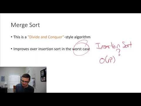 Merge Sort 1: Introduction - YouTube