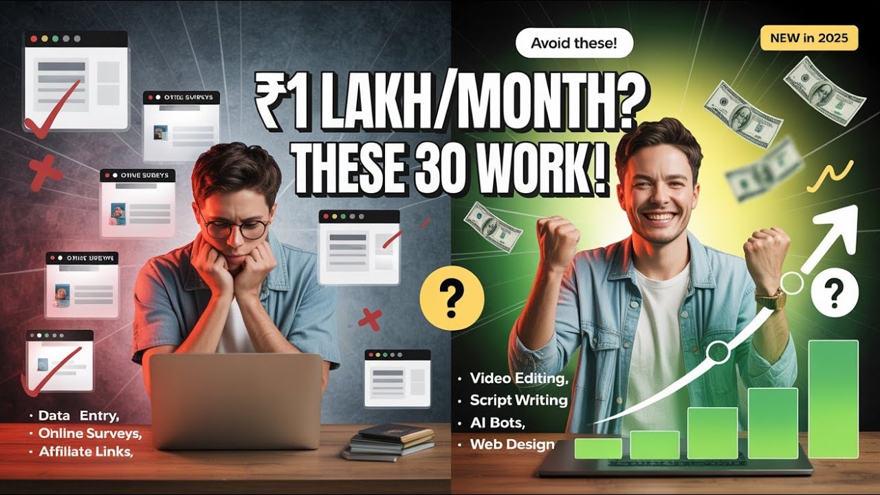 30 Real Ways to Make Money Online in 2025 (NO SCAMS!) - YouTube