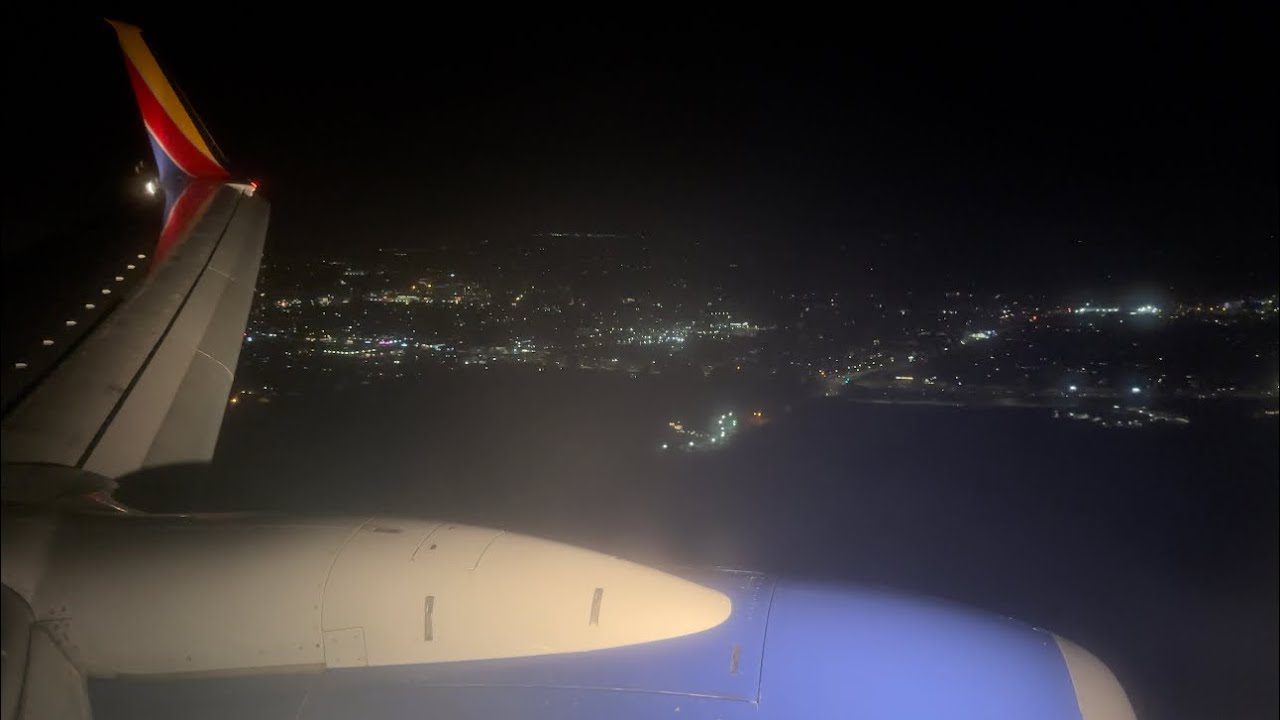 Southwest Boeing 737-700 Night Landing San Francisco Intl. (KSFO) - YouTube