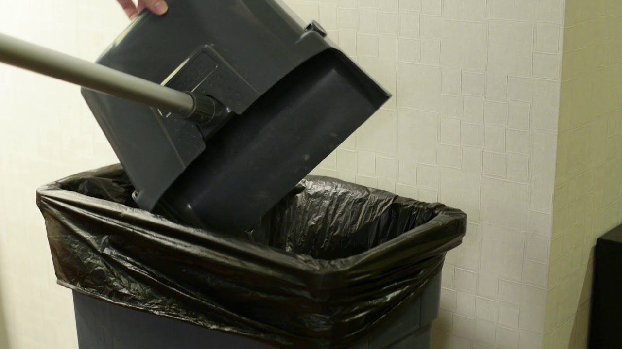 DuraLoc™ Dust Pan & Lobby Broom - YouTube