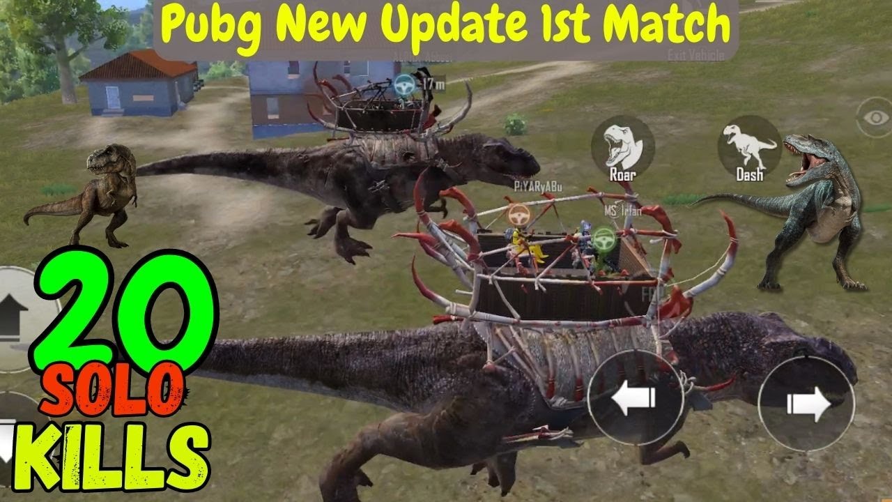 20 Kills | Solo | Pubg New Update 2.6 | DinoGround | Dinosaur | Pubg ...