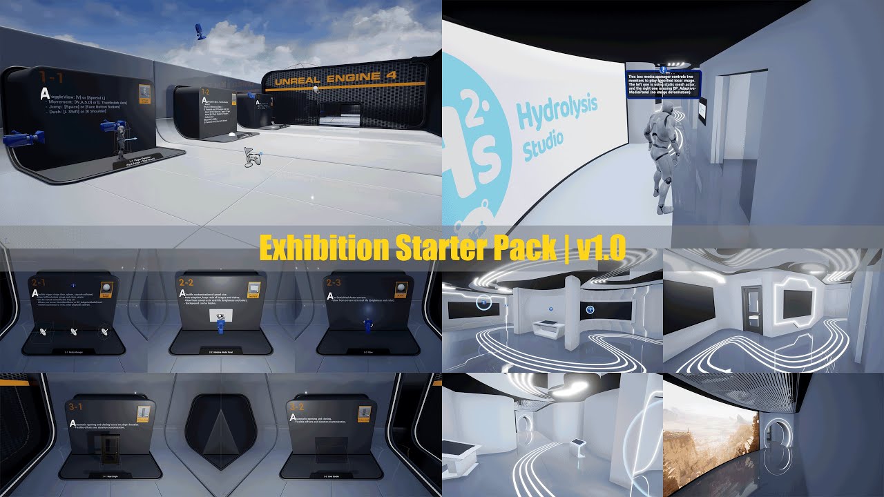 Unreal Engine Marketplace (Fab) | Exhibition Starter Pack | v1.0 - YouTube