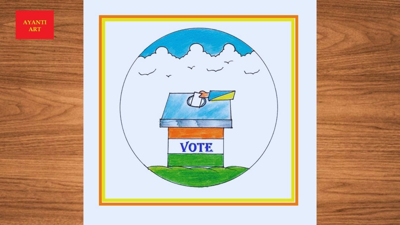 National Voters Day Drawing || National Voters Day Poster || Voters ...