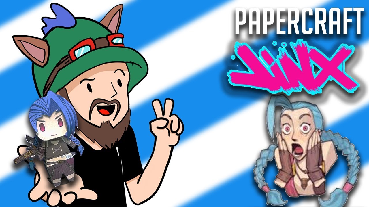 Jinx de Papercraft - Arcane/League of Legends - YouTube